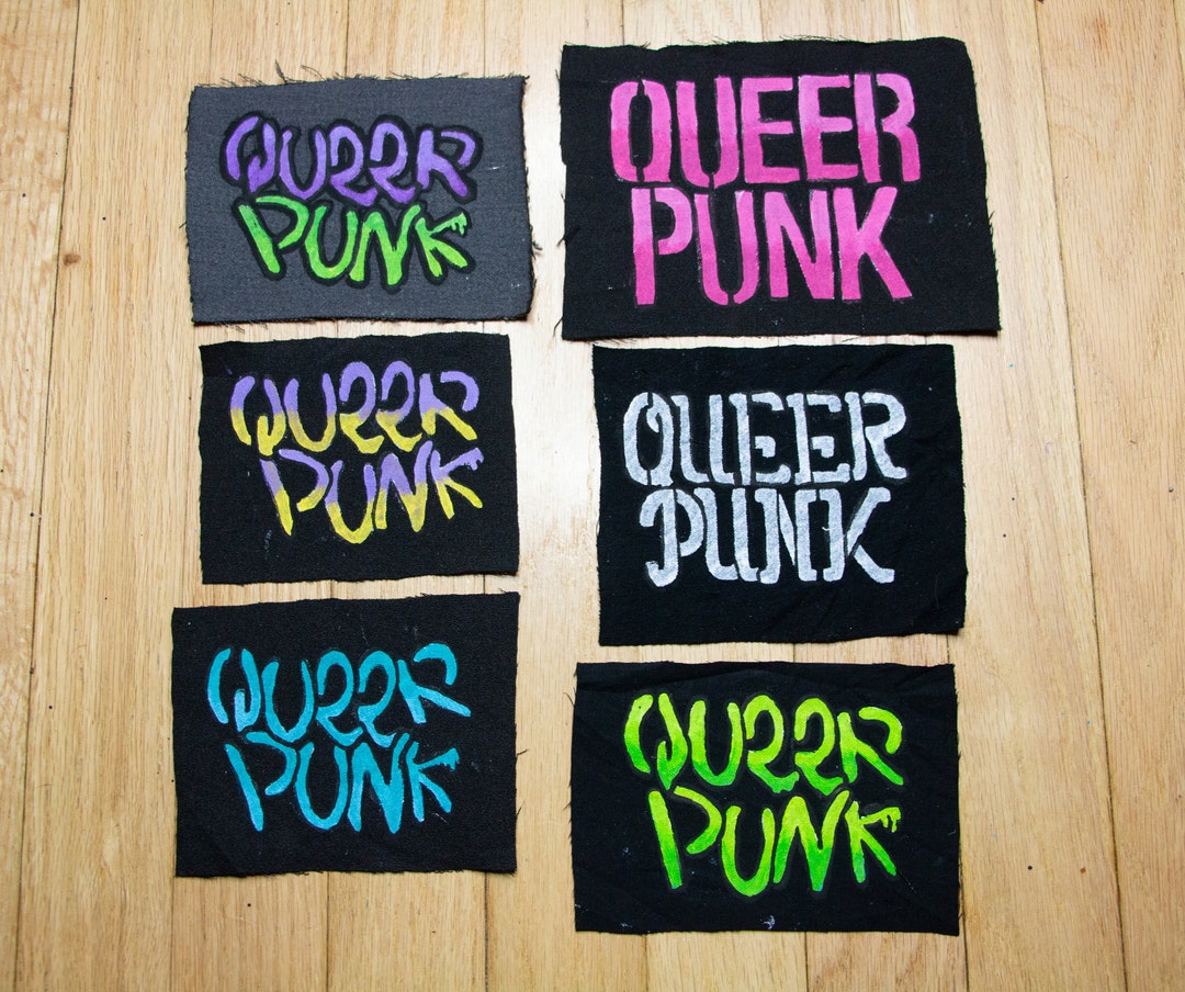 Queer Punk Handpainted Patches - Etsy