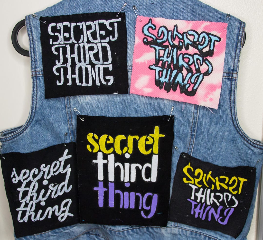Secret Third Thing Unique Handpainted DIY Punk Patch Multiple Designs ...