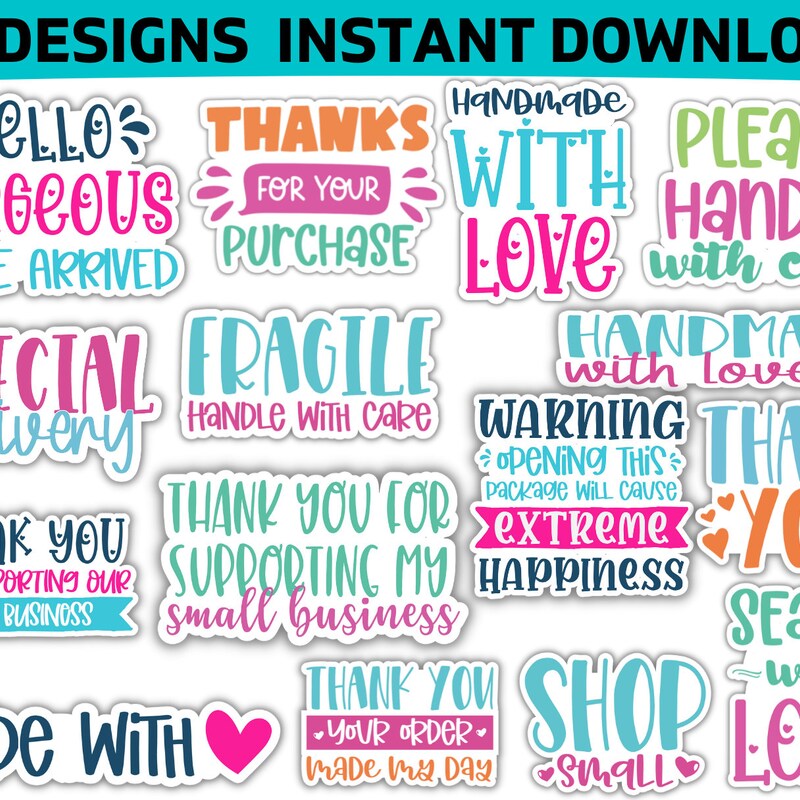 Small Business Stickers - Etsy
