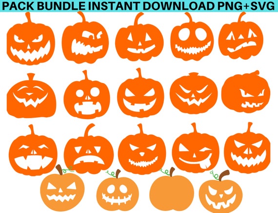 Pumpkin SVG pumpkin Bundle Svg fall Pumpkin Svg Halloween - Etsy
