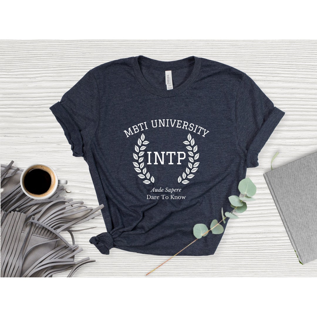 INTP College Varsity Latin Phrase Shirt | Myers Briggs Shirt ...