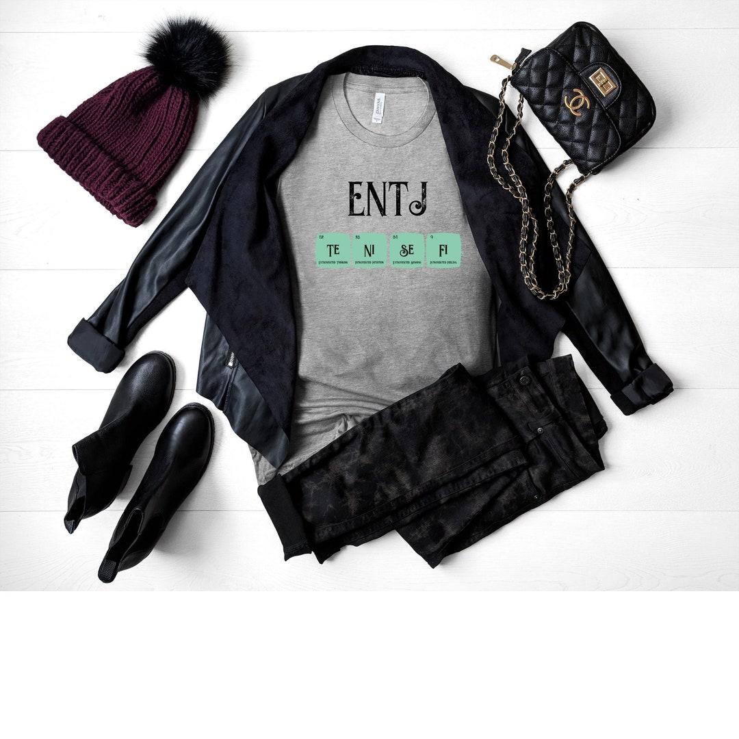 ENTJ Functions Scientific Periodic Elements Shirt | Myers Briggs ...