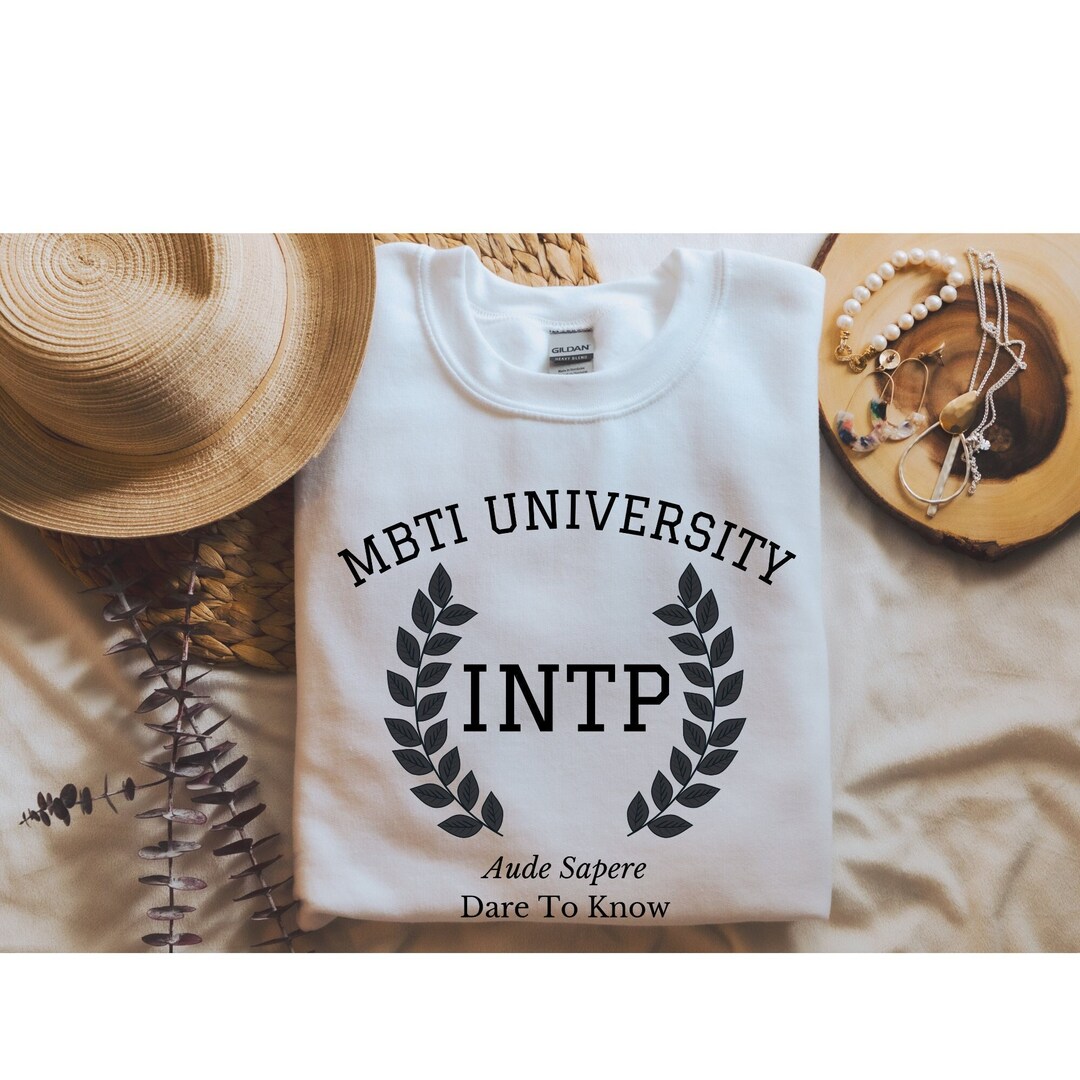 INTP College Varsity Sweatshirt | Myers Briggs Sweatshirt | Personality ...