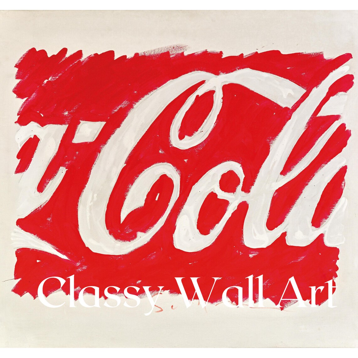 PRINTABLE Pop Art Painting | Coca Cola Pop Art | Wall Art Decor | Coca ...