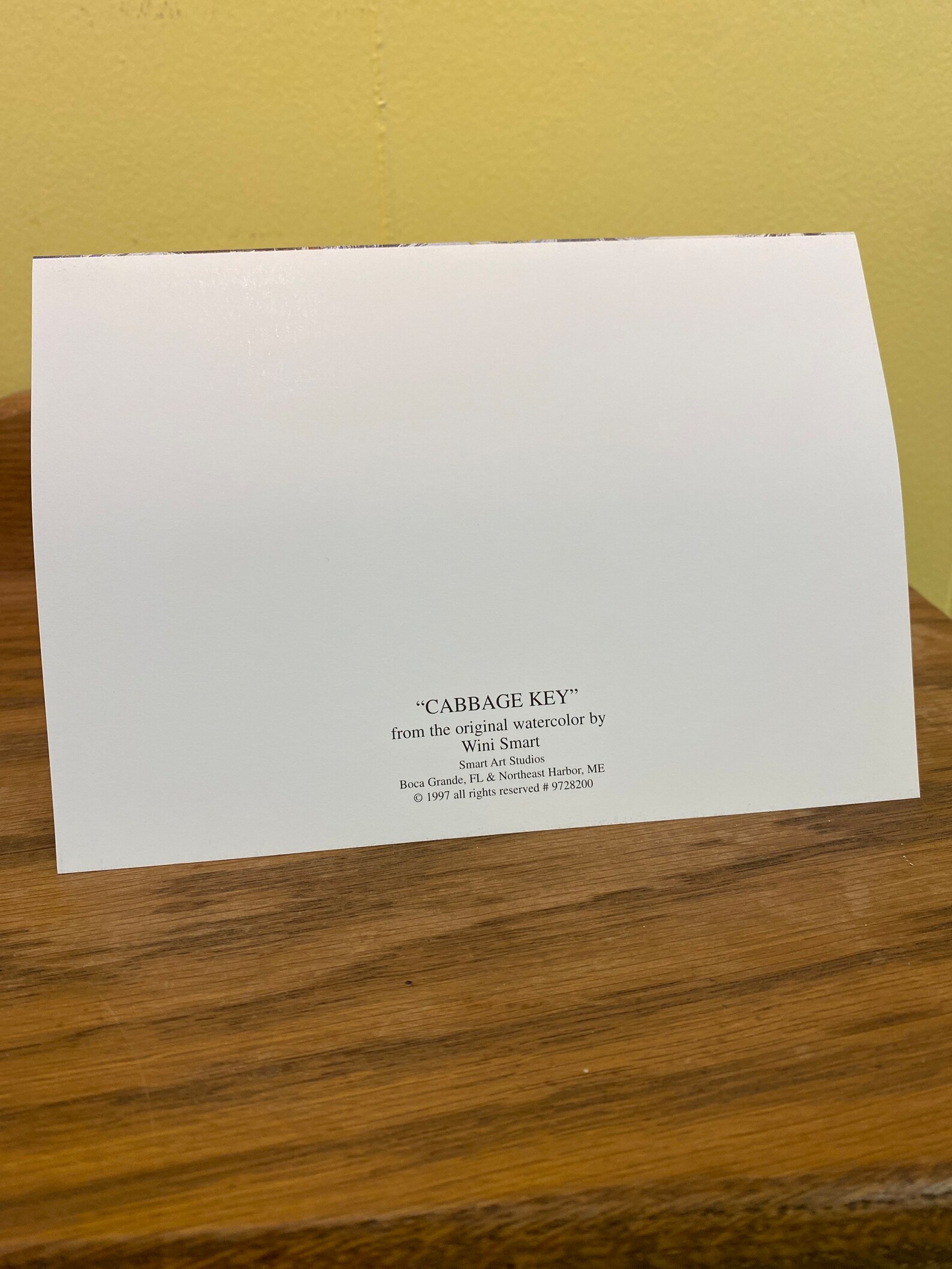 Set If 10 Vintage Cards “cabbage Key” From the Original Watercolor by ...