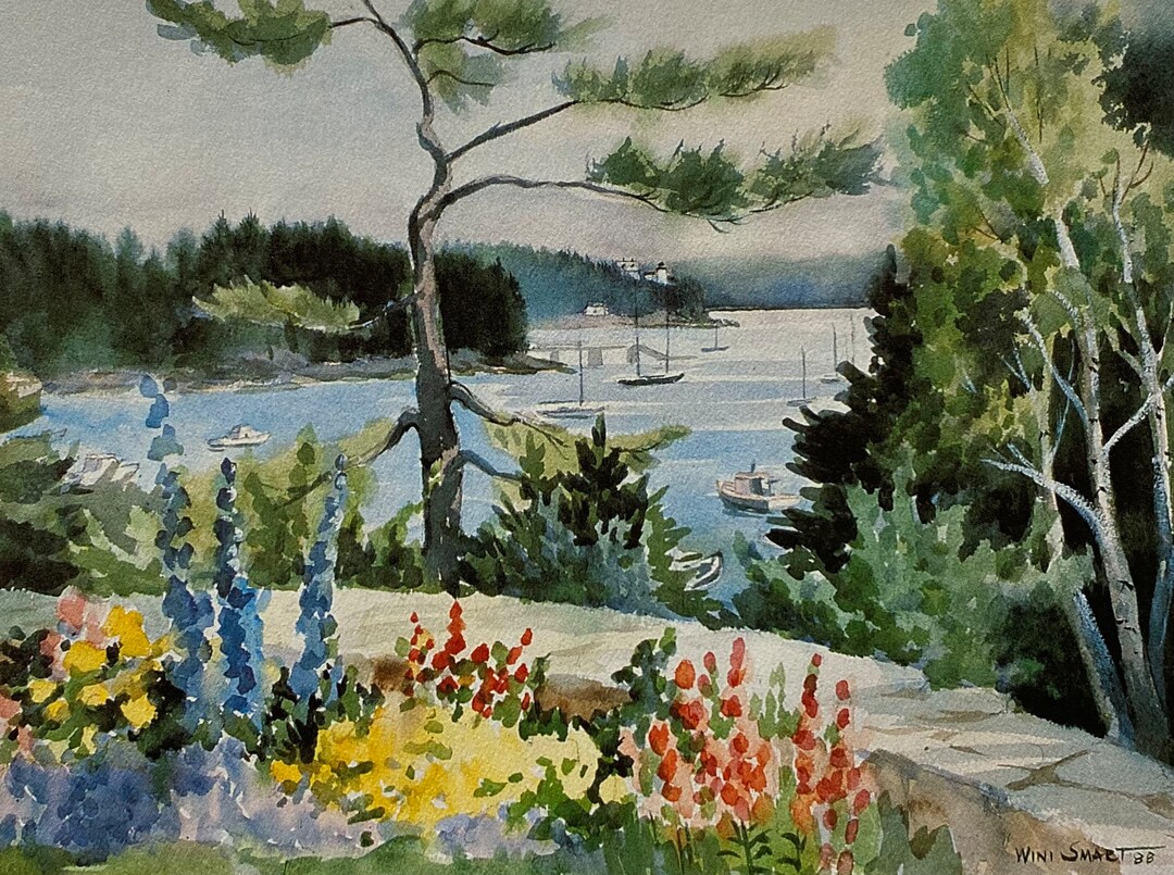 Harbor Garden Northeast Harbor Maine - Etsy