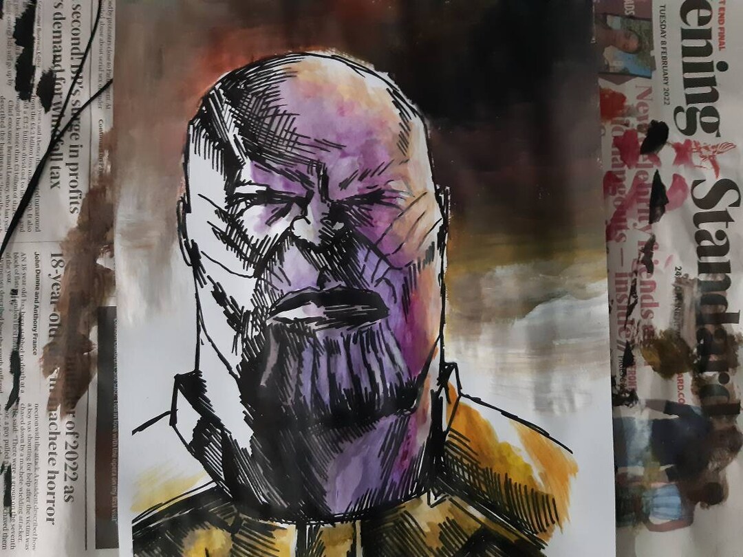 Thanos Portrait - Etsy