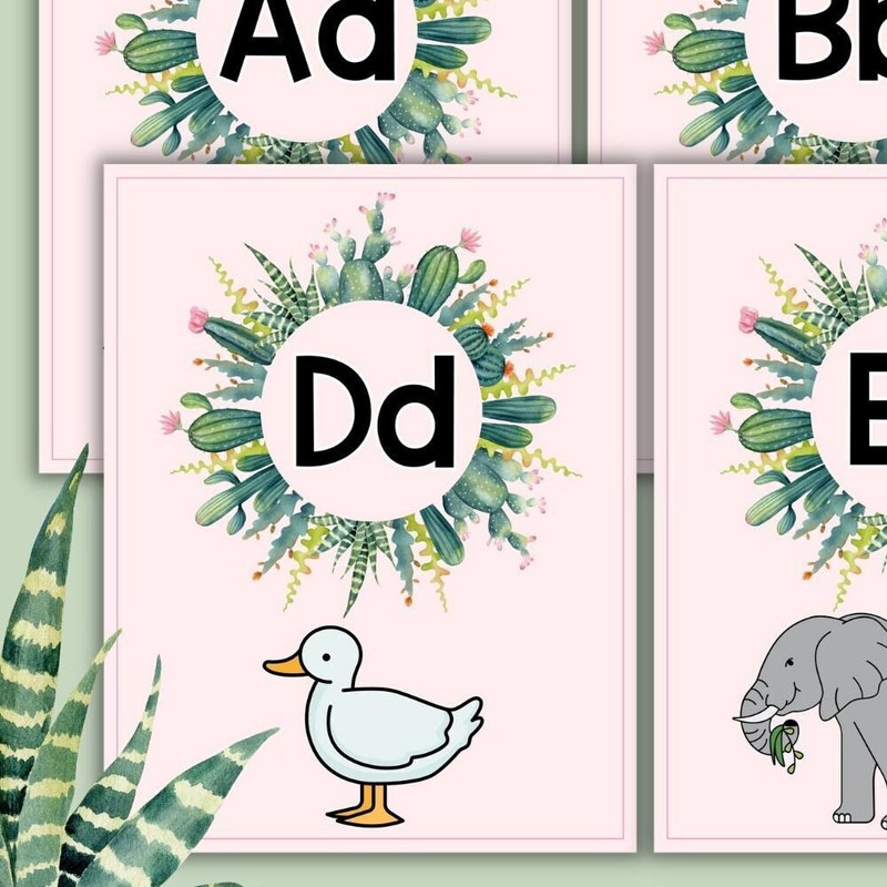 Cactus Classroom Decor - Etsy