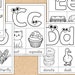 Alphabet Coloring Pages for Kids, ABC Printable Coloring Book, Learning ...