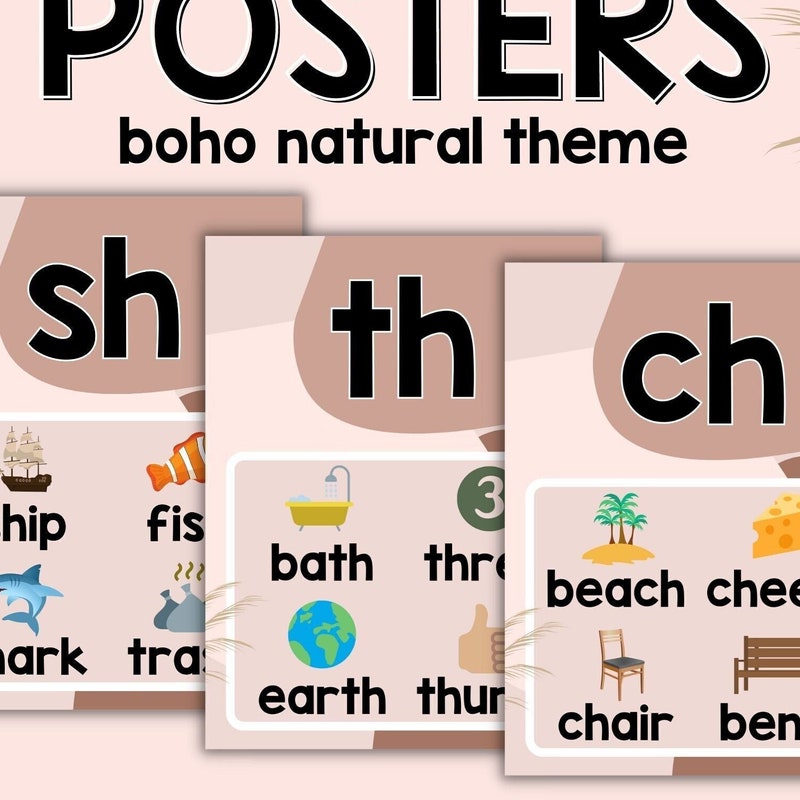 Phonics Posters - Etsy