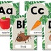 Cute Alphabet Posters Tropical Safari ABC Bulletin Board Decor Boho ...