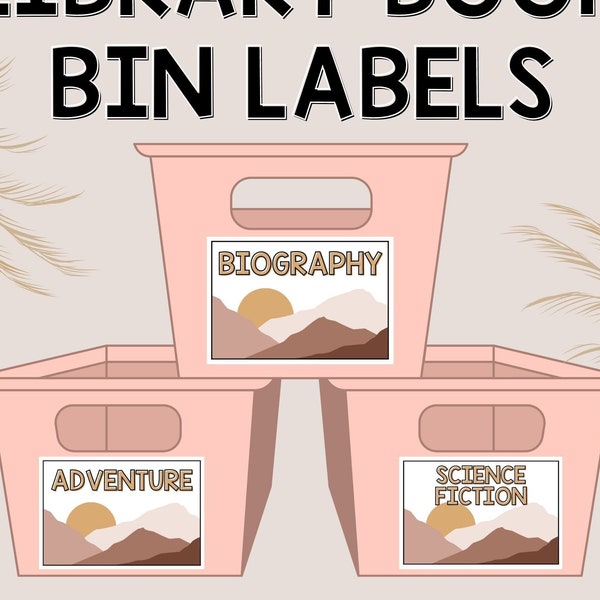 Printable Classroom Genre Labels - Etsy