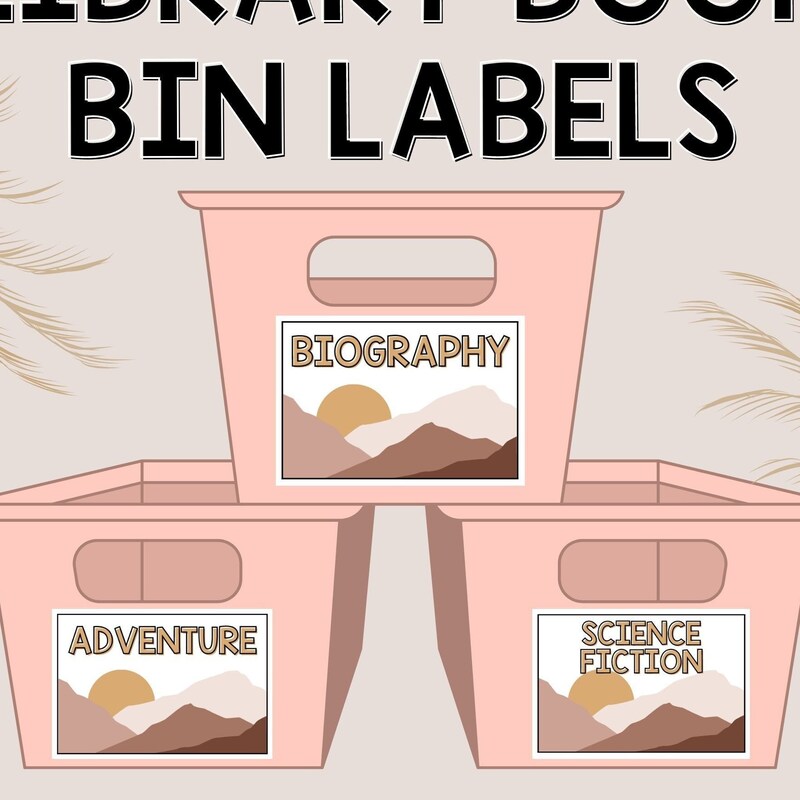 Library Genre - Etsy