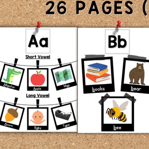 Alphabet Posters – Printable ABC Classroom Decor, ELL Phonics Posters ...