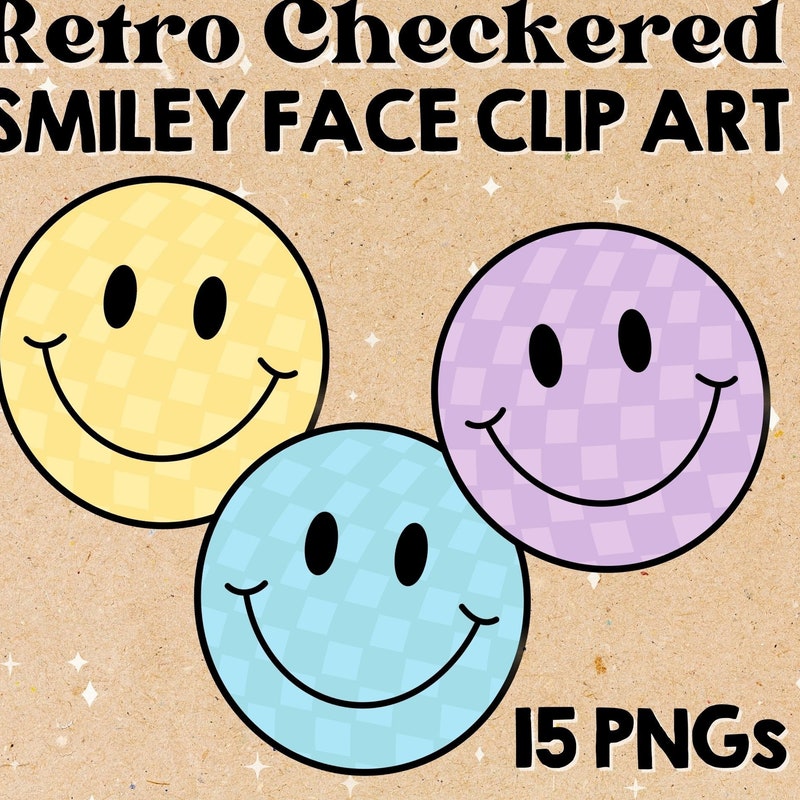 Preppy Smiley Face - Etsy