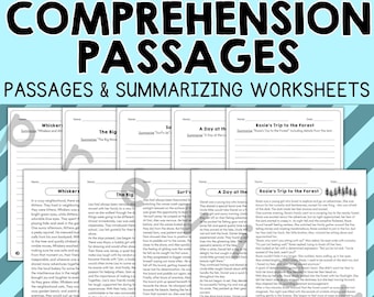 20 Cloze Reading Passages and Comprehension Activities: Reading Level 4 ...