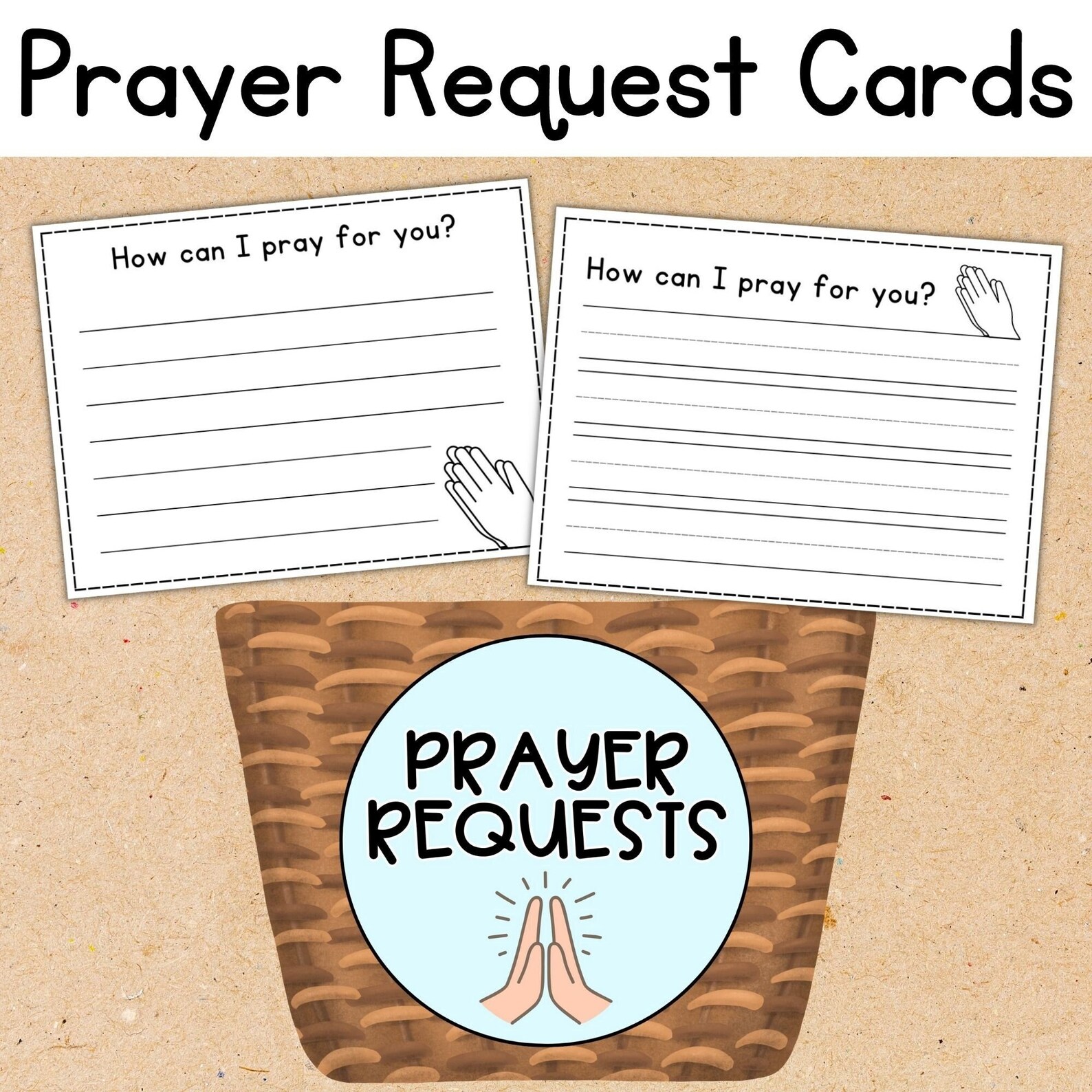 Prayer Request Cards Write a Prayer Request for Your Teacher Cards ...