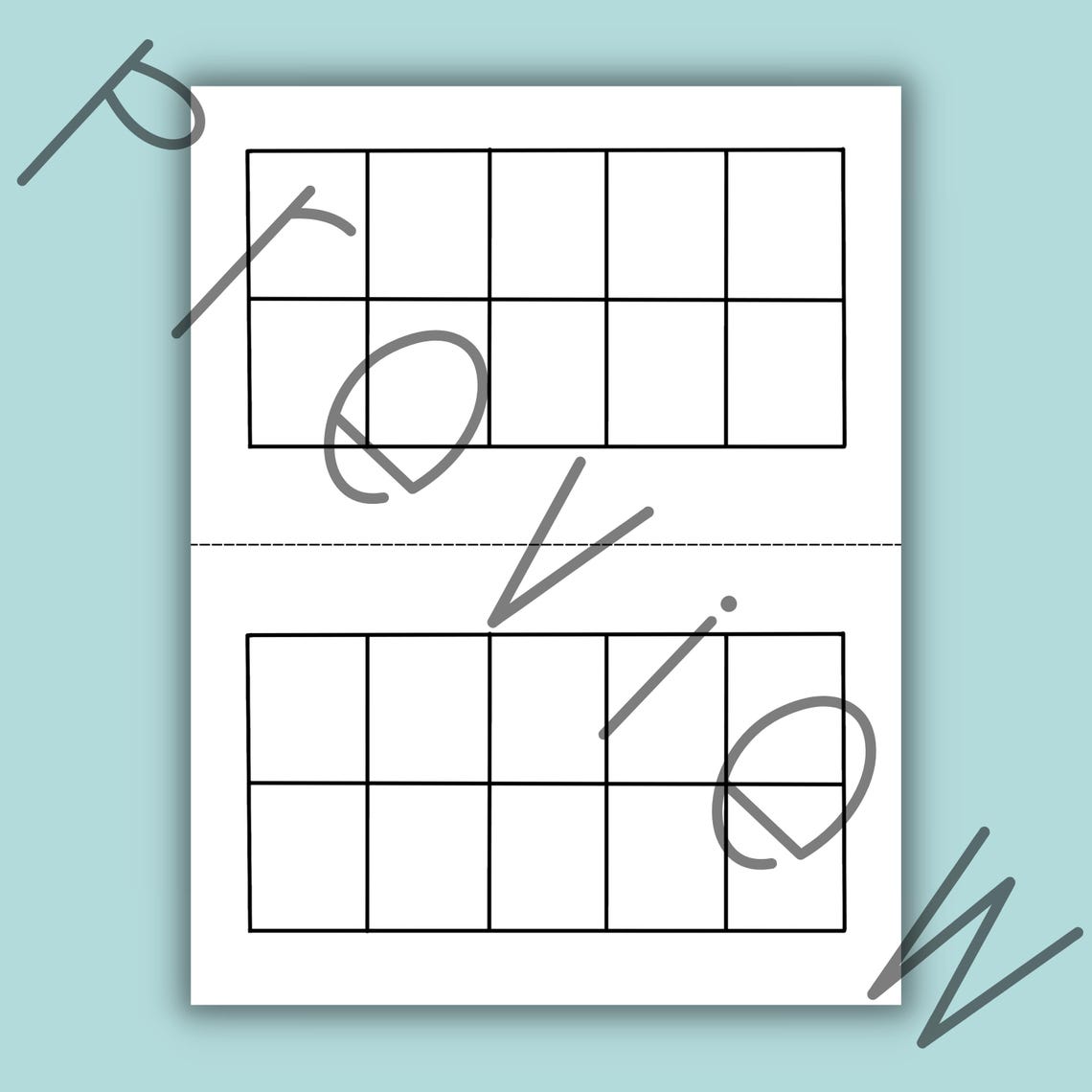 Ten Frames Worksheets Printable Ten Frame Mats Ten Frame Templates ...