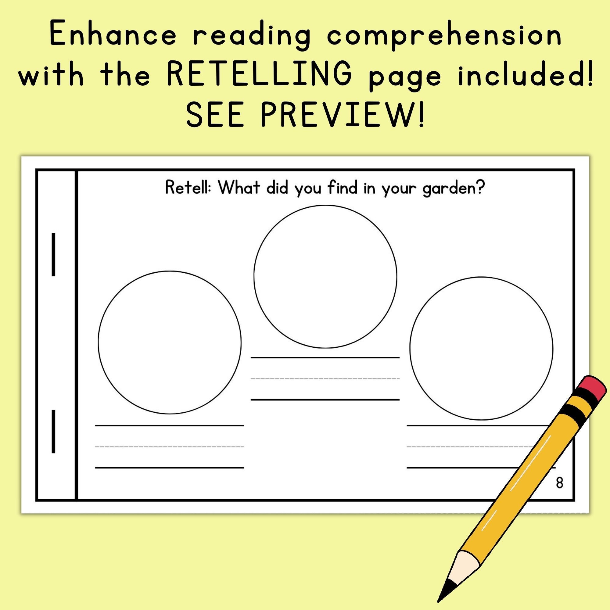 Printable Book Decodable Book Interactive Decodable Reader Spring Mini ...