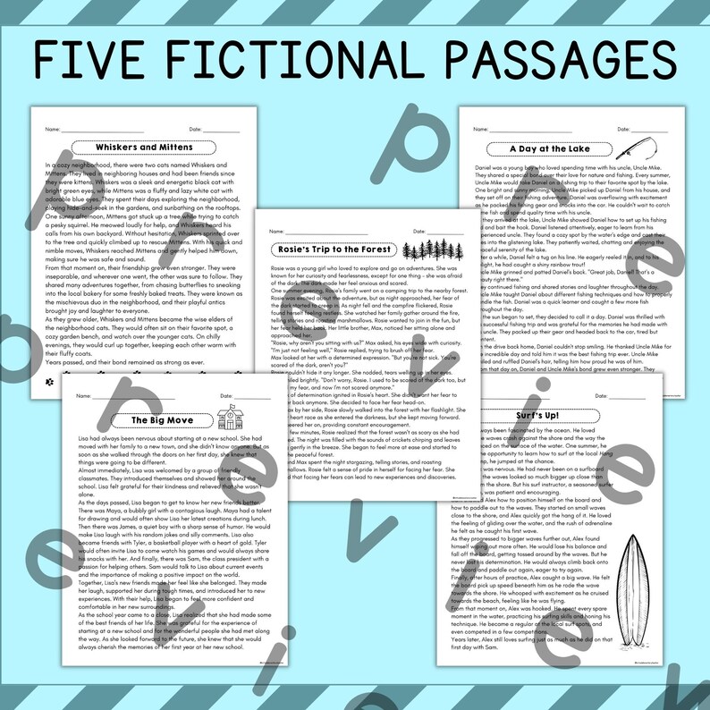 Reading Comprehension Passages Summarizing Reading Comprehension ...