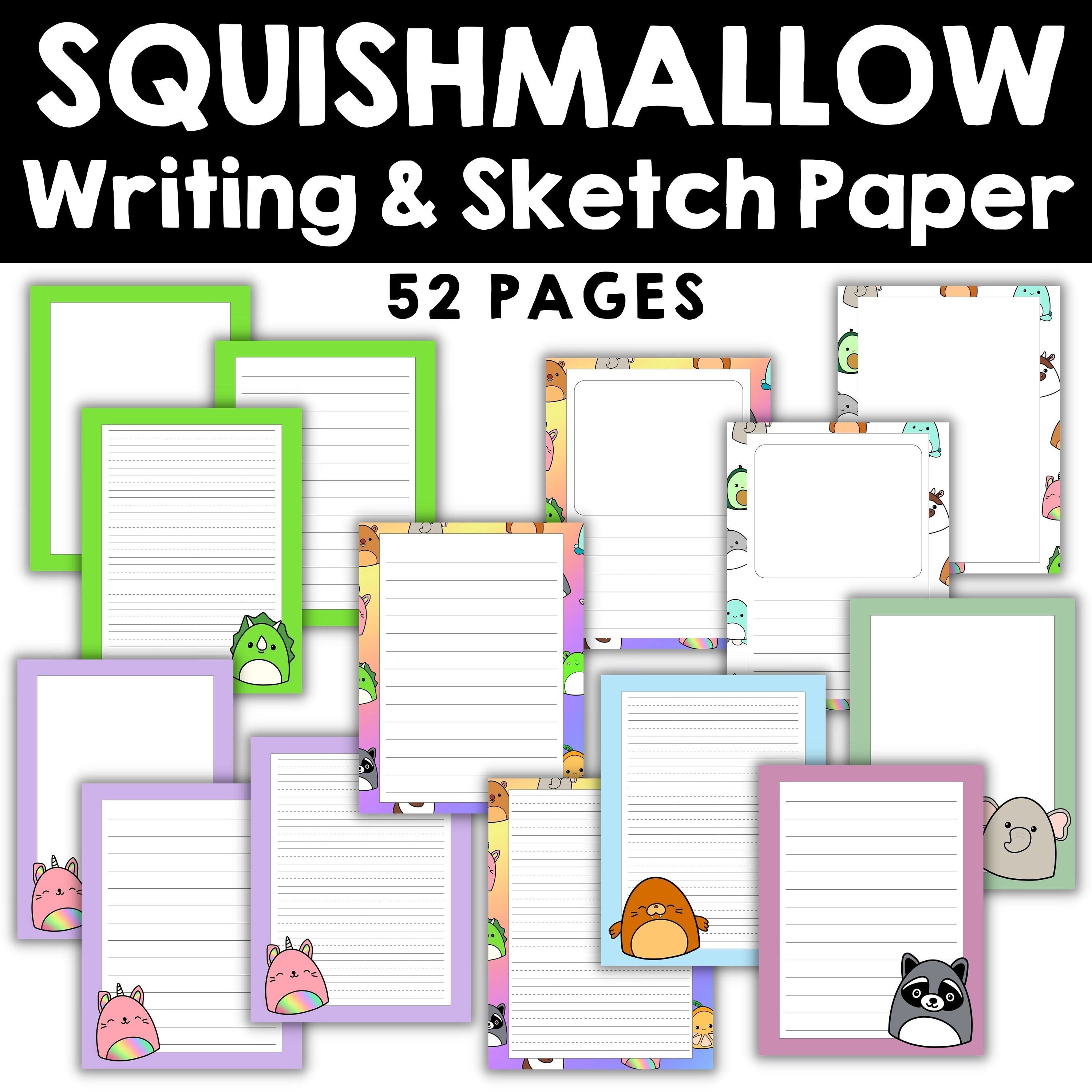 Squishmallow Printable Paper Squishmallow Decorative Writing Paper ...
