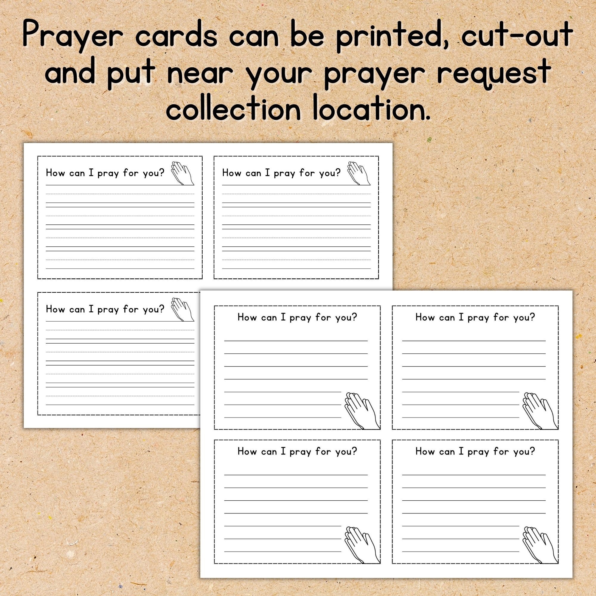 Prayer Request Cards Write a Prayer Request for Your Teacher Cards ...