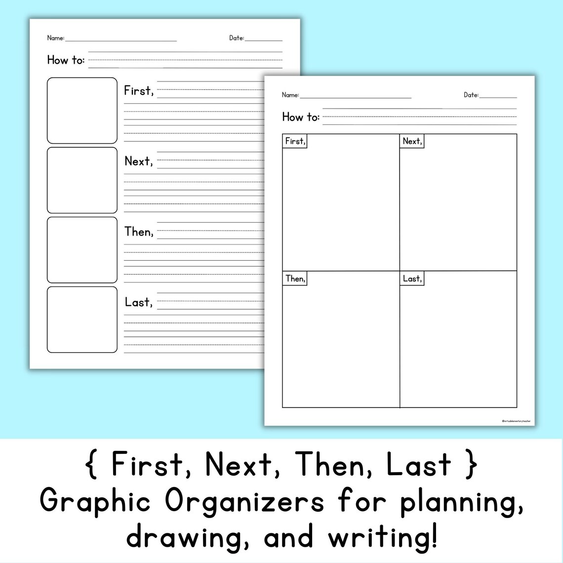 How to Writing Graphic Organizers How to Writing Mini Booklet How to ...