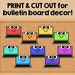 Laptop Clip Art Computer Bulletin Board Decor Cut Out Shapes Media ...