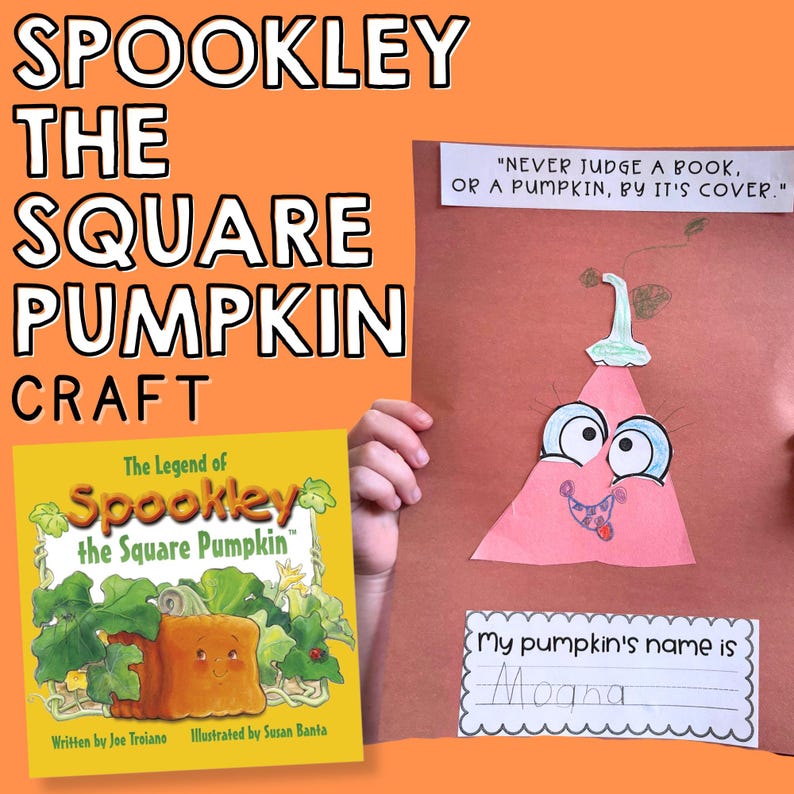 Spookley the Square Pumpkin Craft | Fall Classroom Activity | Halloween ...