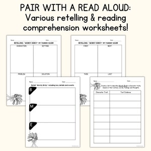 Wordy Birdy Read Aloud Book Companion Worksheets Coloring Pages for ...