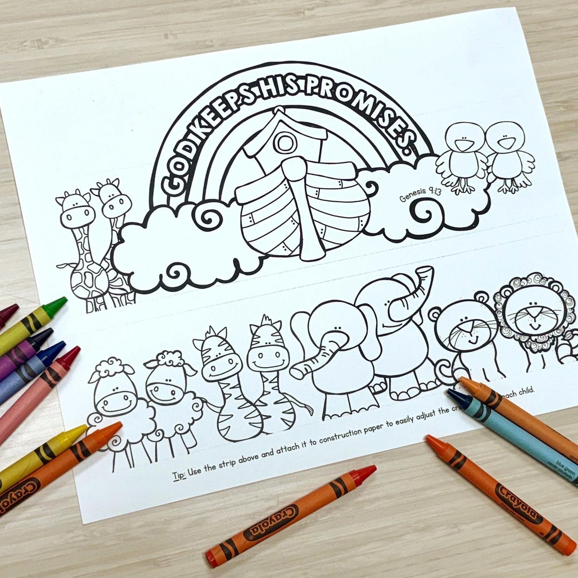 Noah’s Ark Bible Story Printables | Noah’s Ark Unit, Mini Book ...