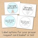Prayer Request Cards Write a Prayer Request for Your Teacher Cards ...