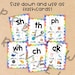 Digraph Flashcards Digraph Posters Rainbow Theme Digraph Signs ...