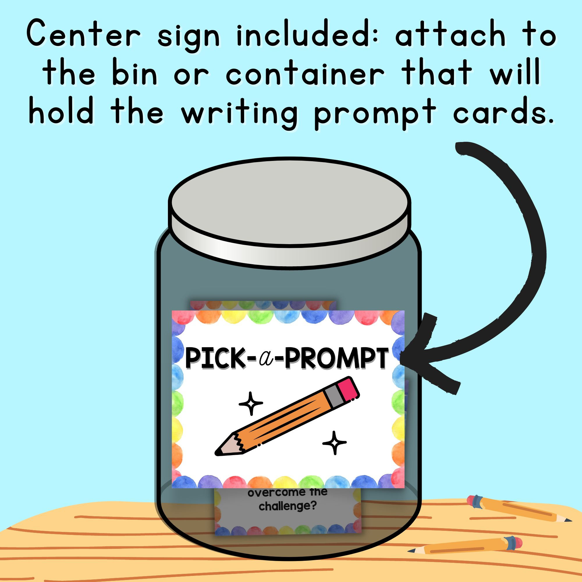 Writing Prompt Cards Writing Prompts for Students Early Writers Writing ...