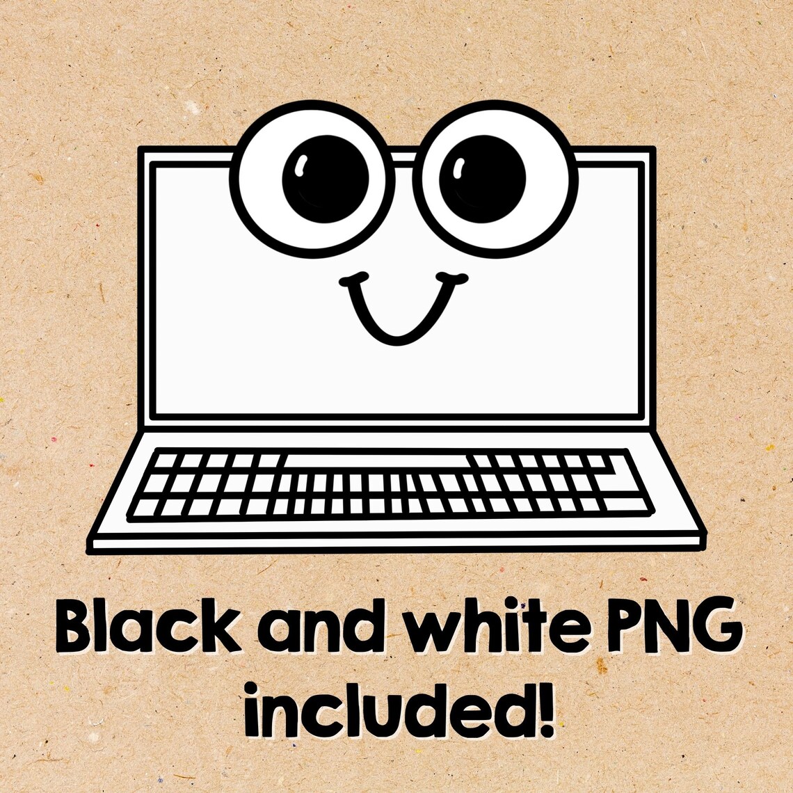 Laptop Clip Art: Colorful Computer Graphics (10 Pngs) - Etsy