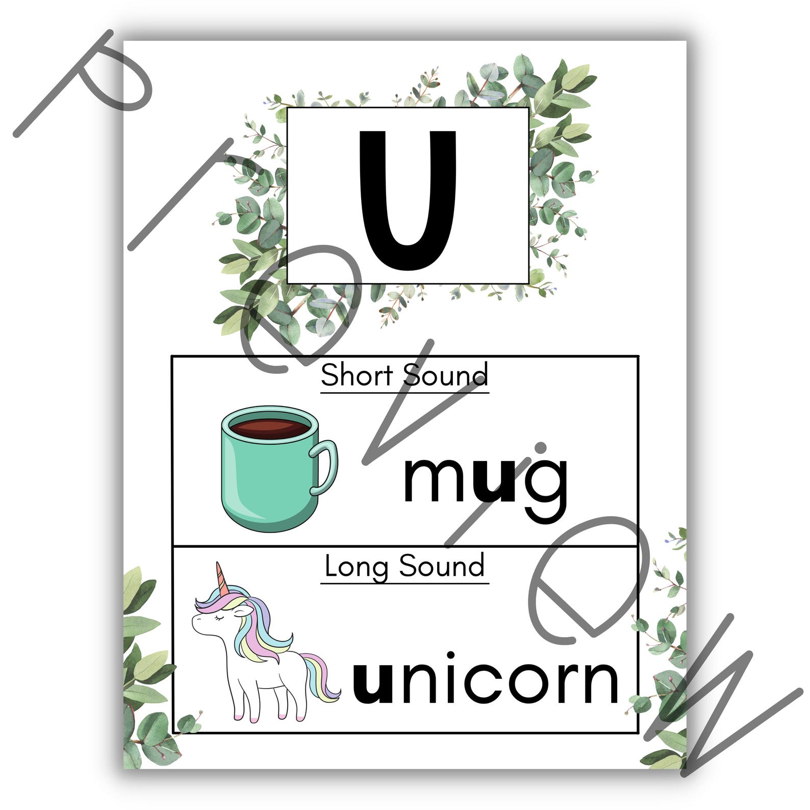 Long and Short Vowel Sound Posters Educational Posters ABC Posters ...