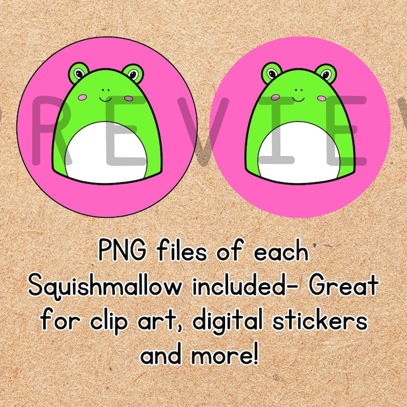 Squishmallow Cupcake Toppers, Cut-out Circles (digital Download) - Etsy