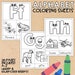 Alphabet Coloring Pages for Kids ABC Printable Coloring Book Learning ...