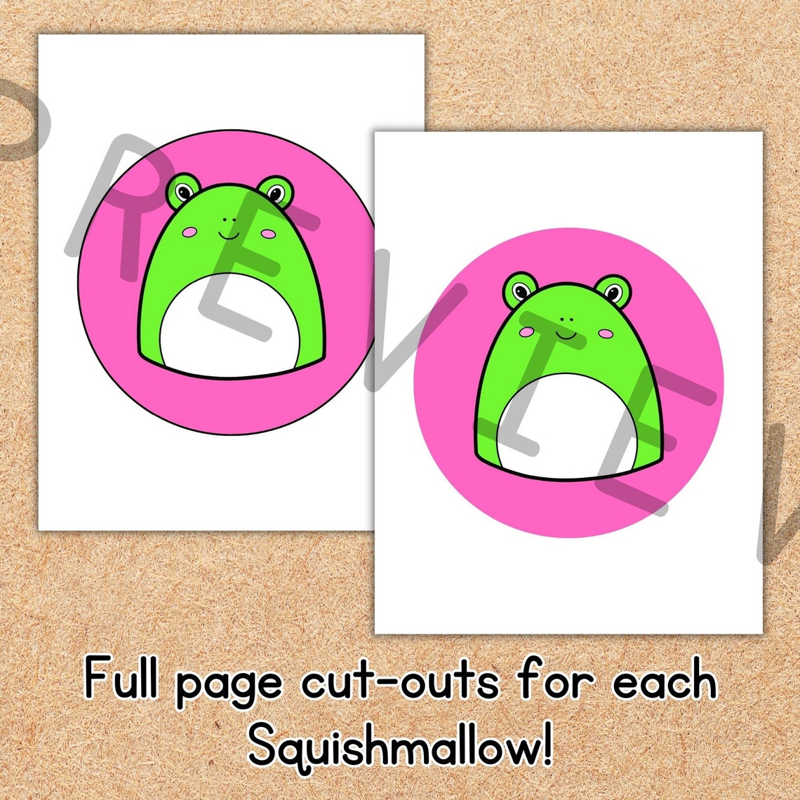 Squishmallow Cupcake Toppers, Cut-out Circles (digital Download) - Etsy