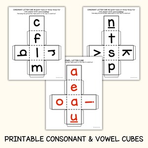 CVC Phonics Activity CVC Word Blending CCVC Blending Activity Writing ...