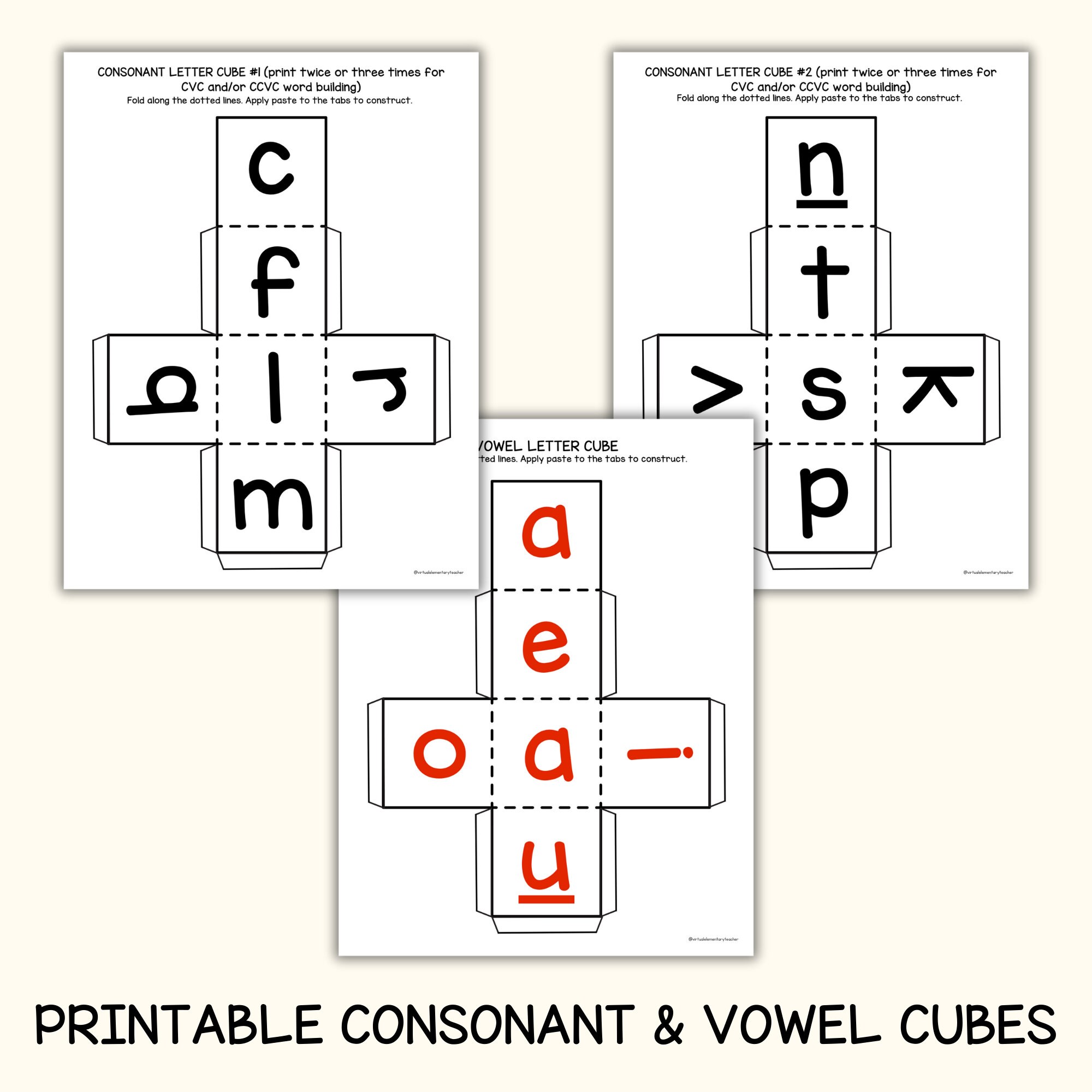 CVC Phonics Activity CVC Word Blending CCVC Blending Activity Writing ...