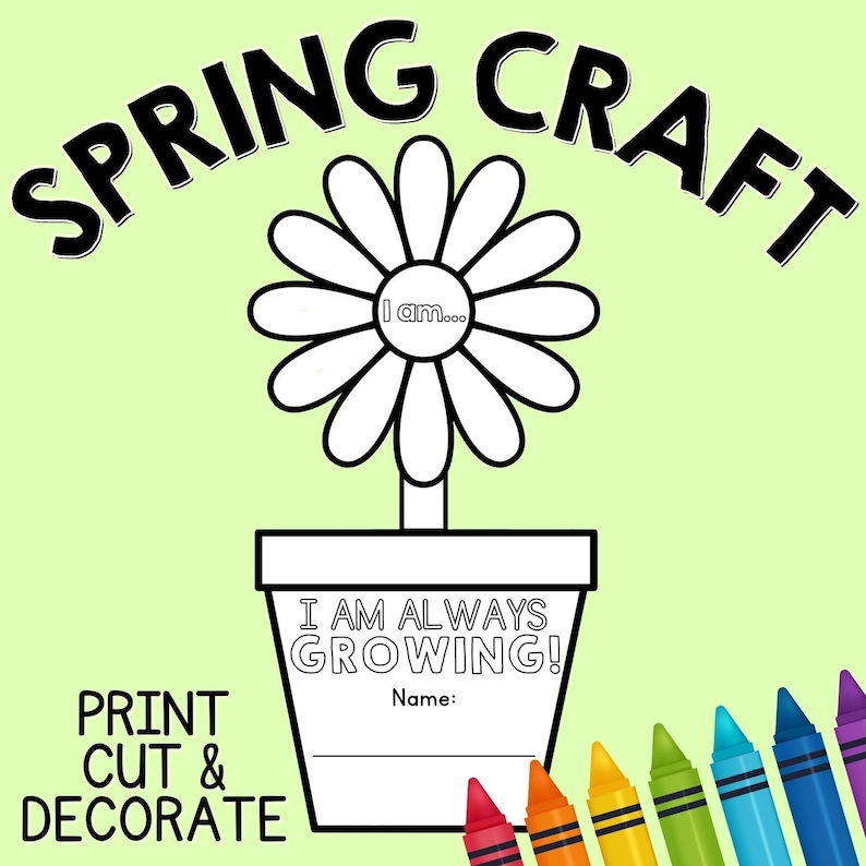 Growth Mindset Craft SEL Worksheet SEL Craft Activity Homeschool ...