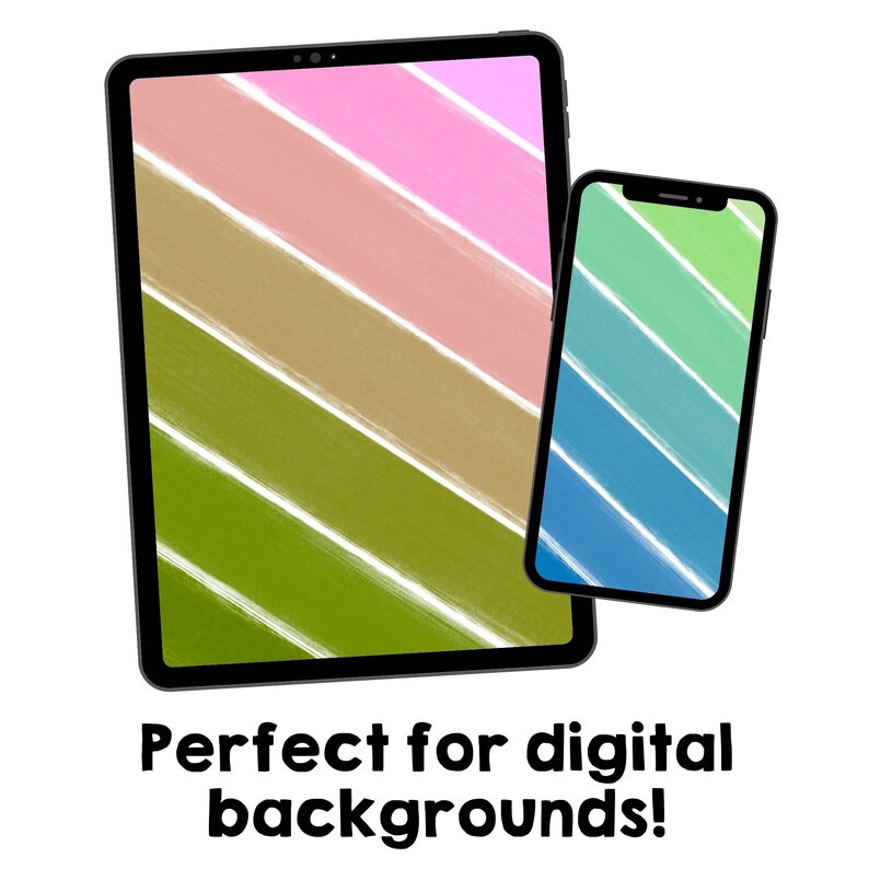 Pastel Desktop Wallpaper Diagonal Stripes Digital Paper Digital ...