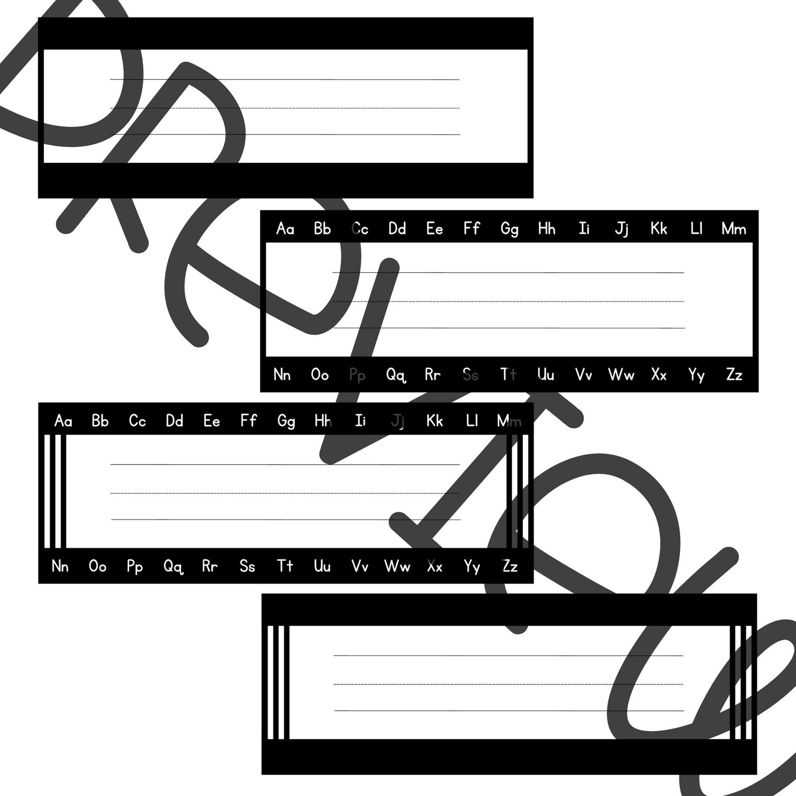 Printable Labels and Word Strip ABC Strips Included Eucalyptus ...
