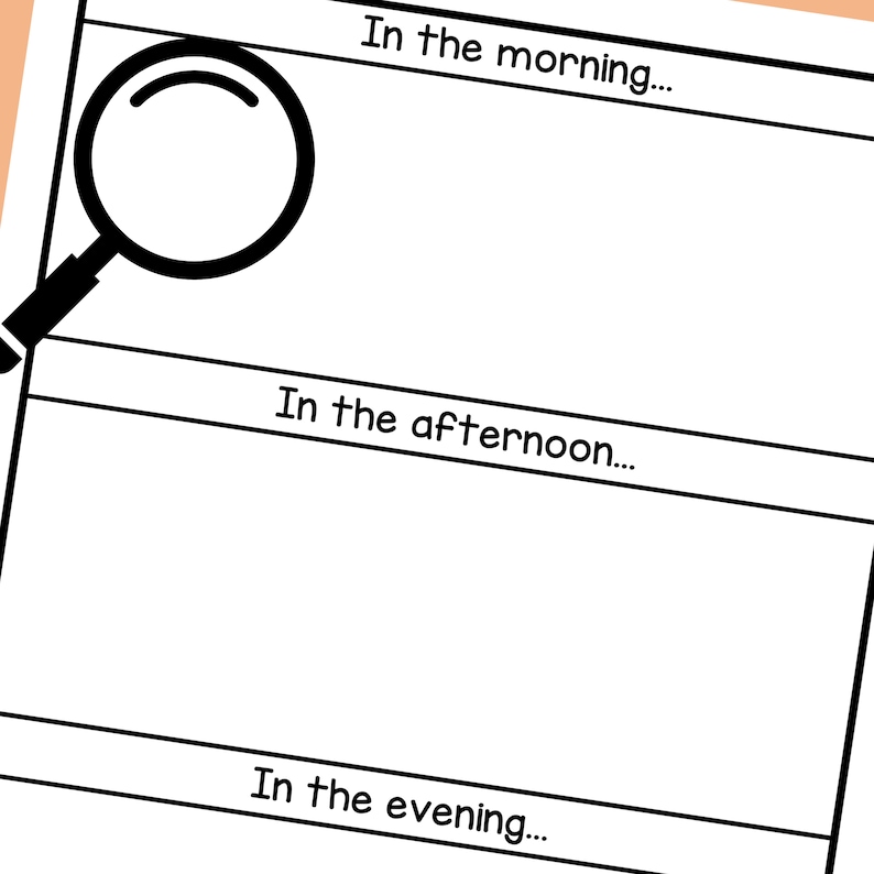 Sequencing Graphic Organizers: Morning, Afternoon, Evening (PDF) - Etsy