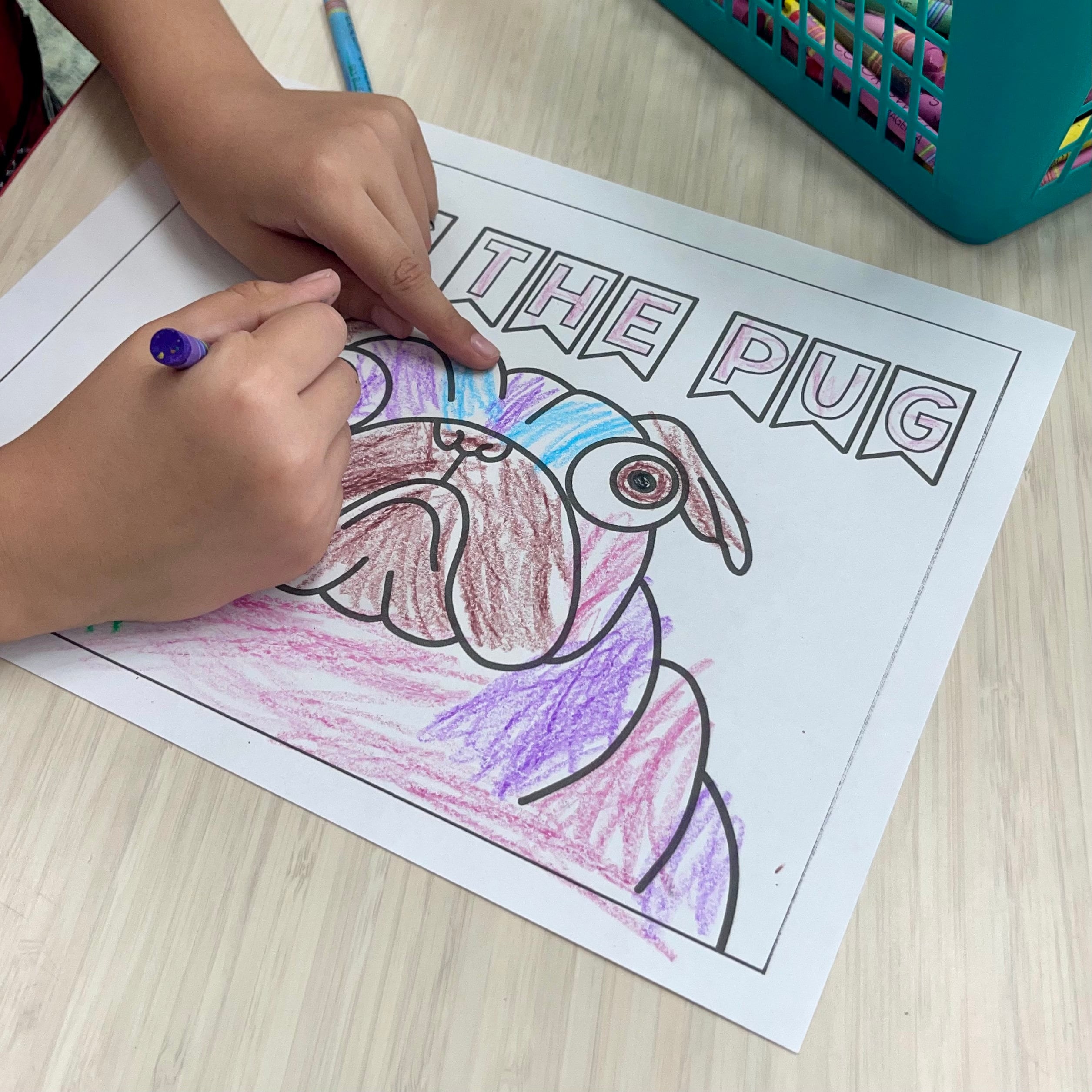 Pig the Pug Coloring Pages Reading & Writing Worksheets Read Aloud ...