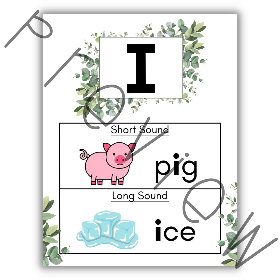 Long and Short Vowel Sound Posters Educational Posters ABC Posters ...