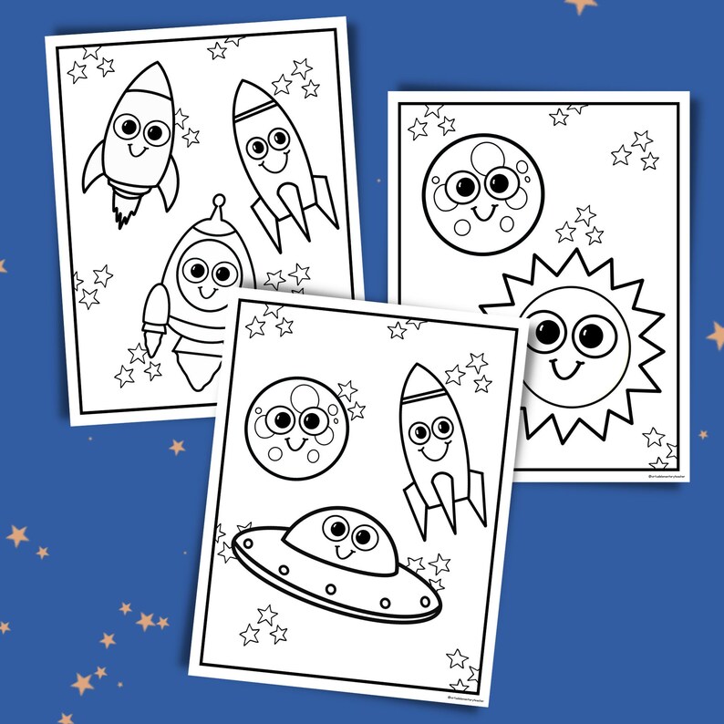 Cute Kids Coloring Pages Printable Space Coloring Pages Space Coloring ...