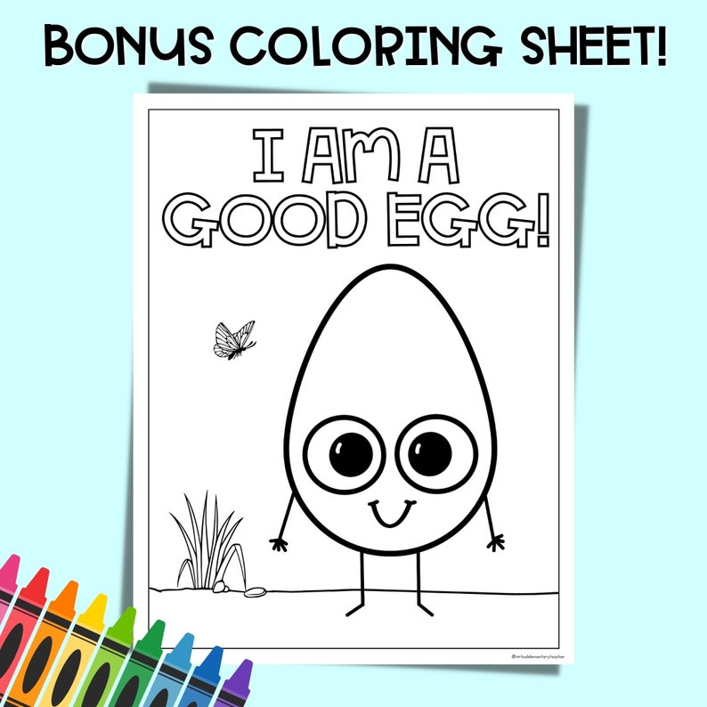 The Good Egg Read Aloud Worksheets the Good Egg Coloring Page Book ...
