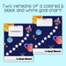 Goal Chart Goal Tracker Sheet Kids Space Themed Reward Chart Kids ...